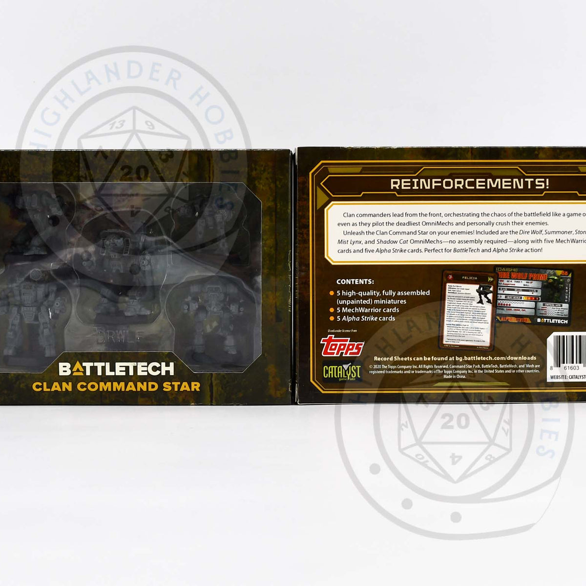 Clan Command Star Forcepack 35720 [Battletech] – Highlander Hobbies