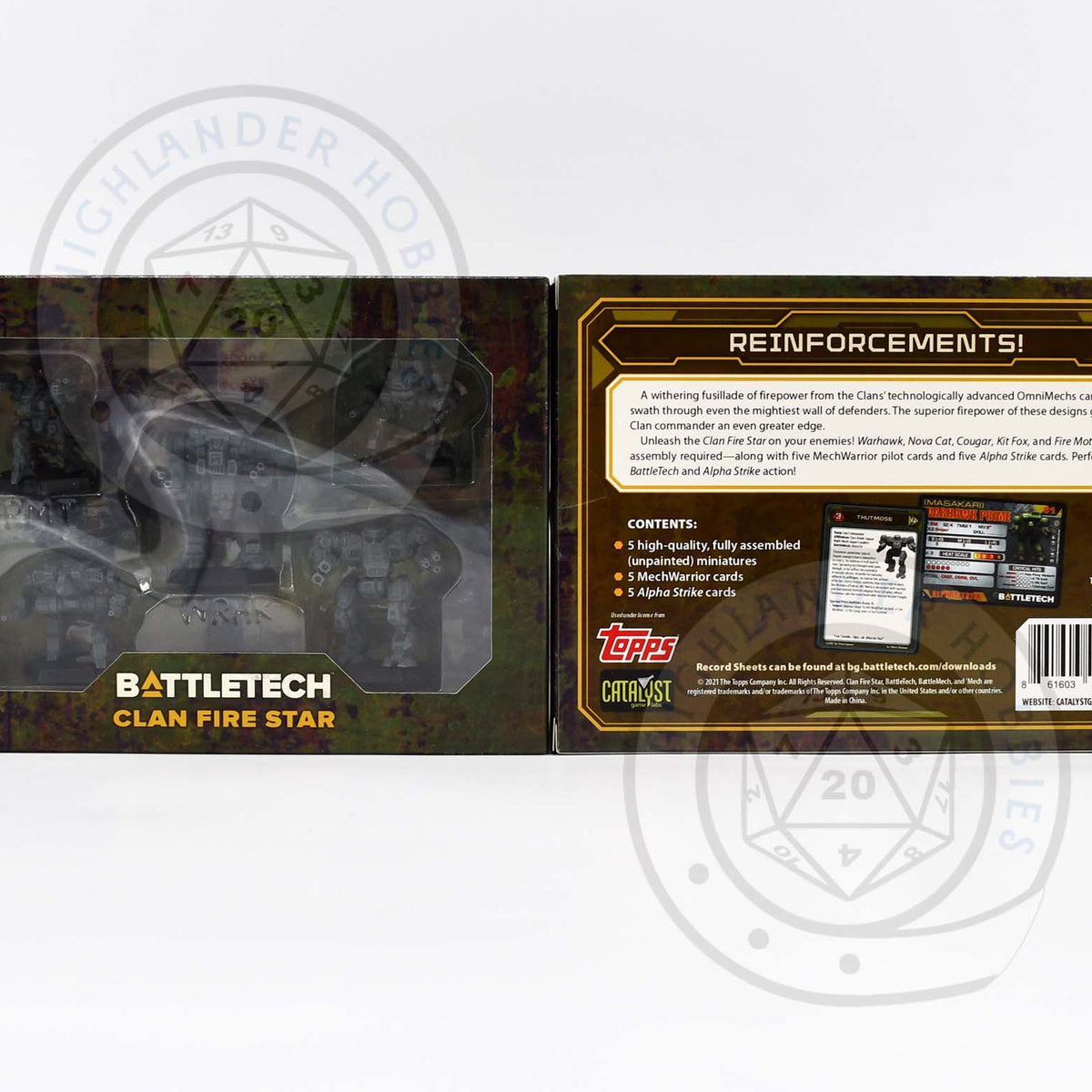 Clan Fire Star Force Pack [35724] Battletech – Highlander Hobbies