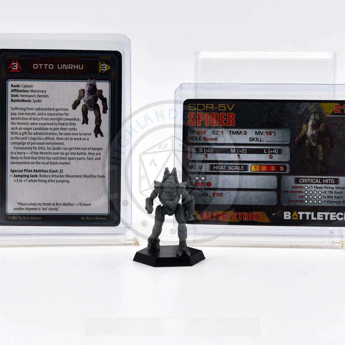 Spider Miniature / Inner Sphere Support Lance [Battletech] – Highlander ...