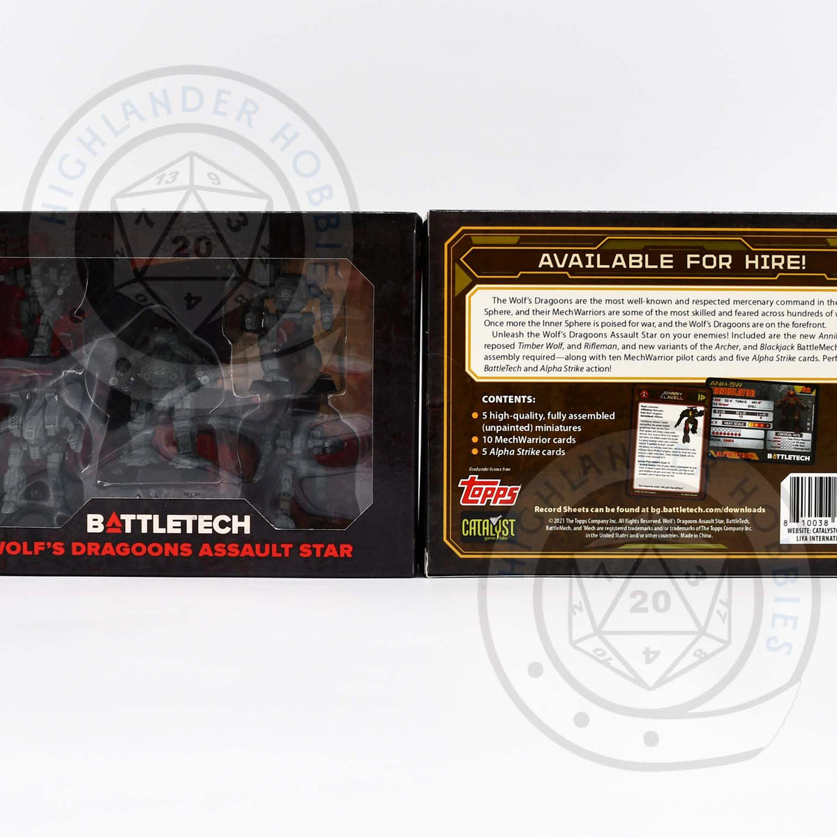 Wolf's Dragoons Assault Star Forcepack 35741 [Battletech] – Highlander ...