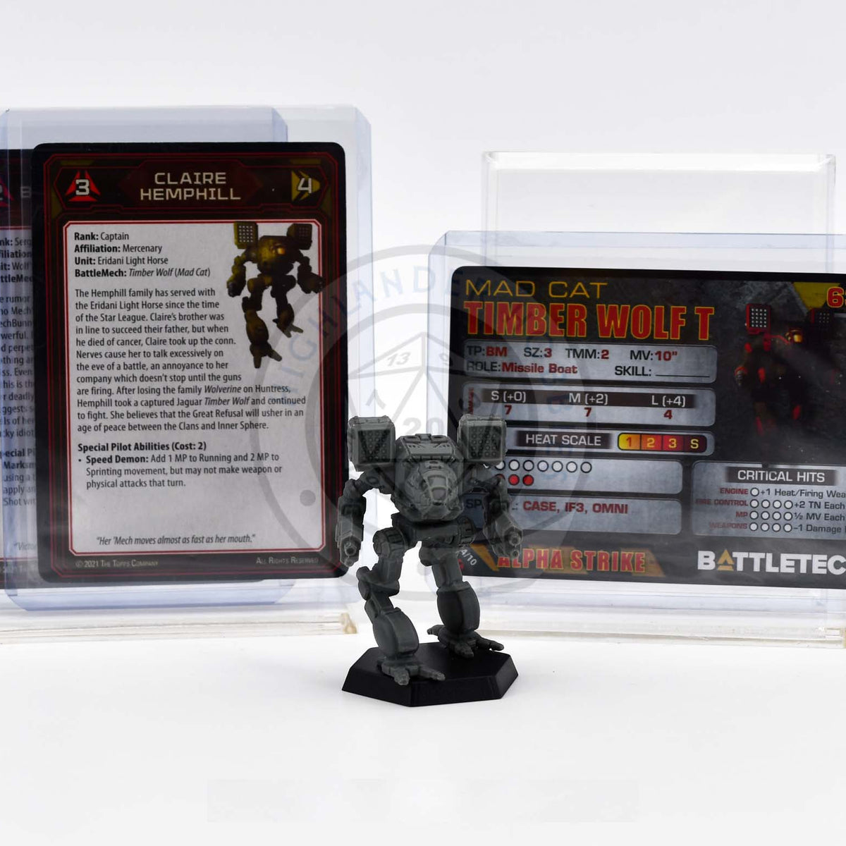 Timber Wolf Miniature / Wolf's Dragoons Assault Star [Battletech ...