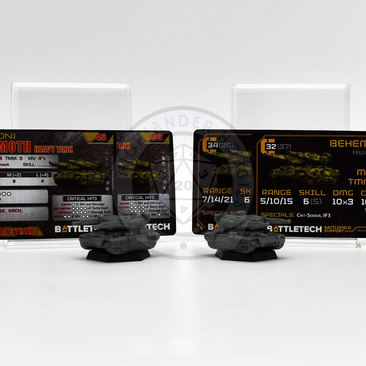 Behemoth Heavy Tank Miniatures / Recon & Hunter Lances Force Pack [Bat ...