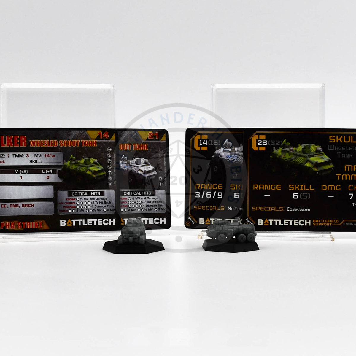 Skulker Wheeled Scout Tank Miniatures / Recon & Hunter Lances Force Pa ...