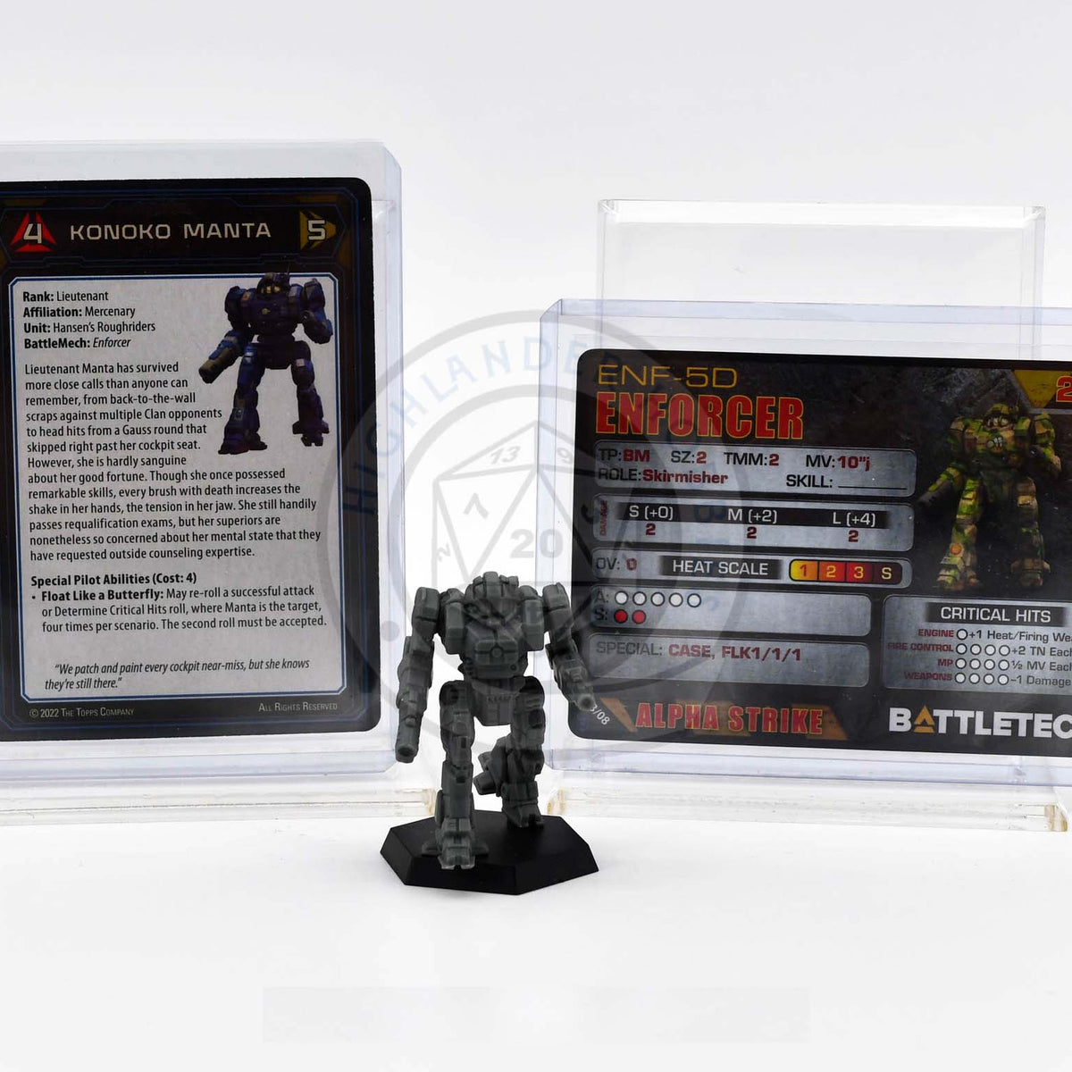 Enforcer Miniature / Hansen's Roughriders Battle Lance [Battletech ...