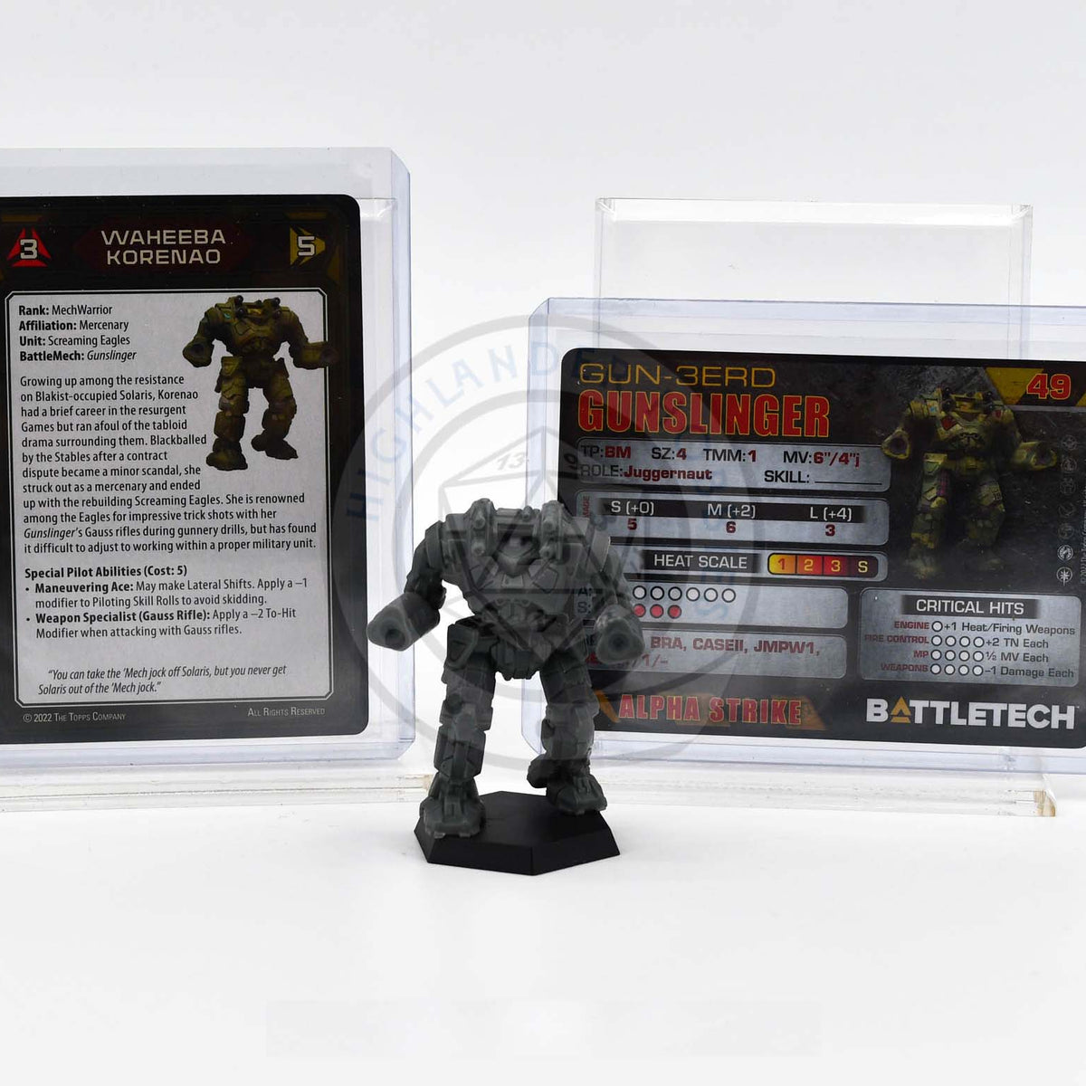 Gunslinger Miniature / Northwind Highlanders Command Lance [Battletech ...