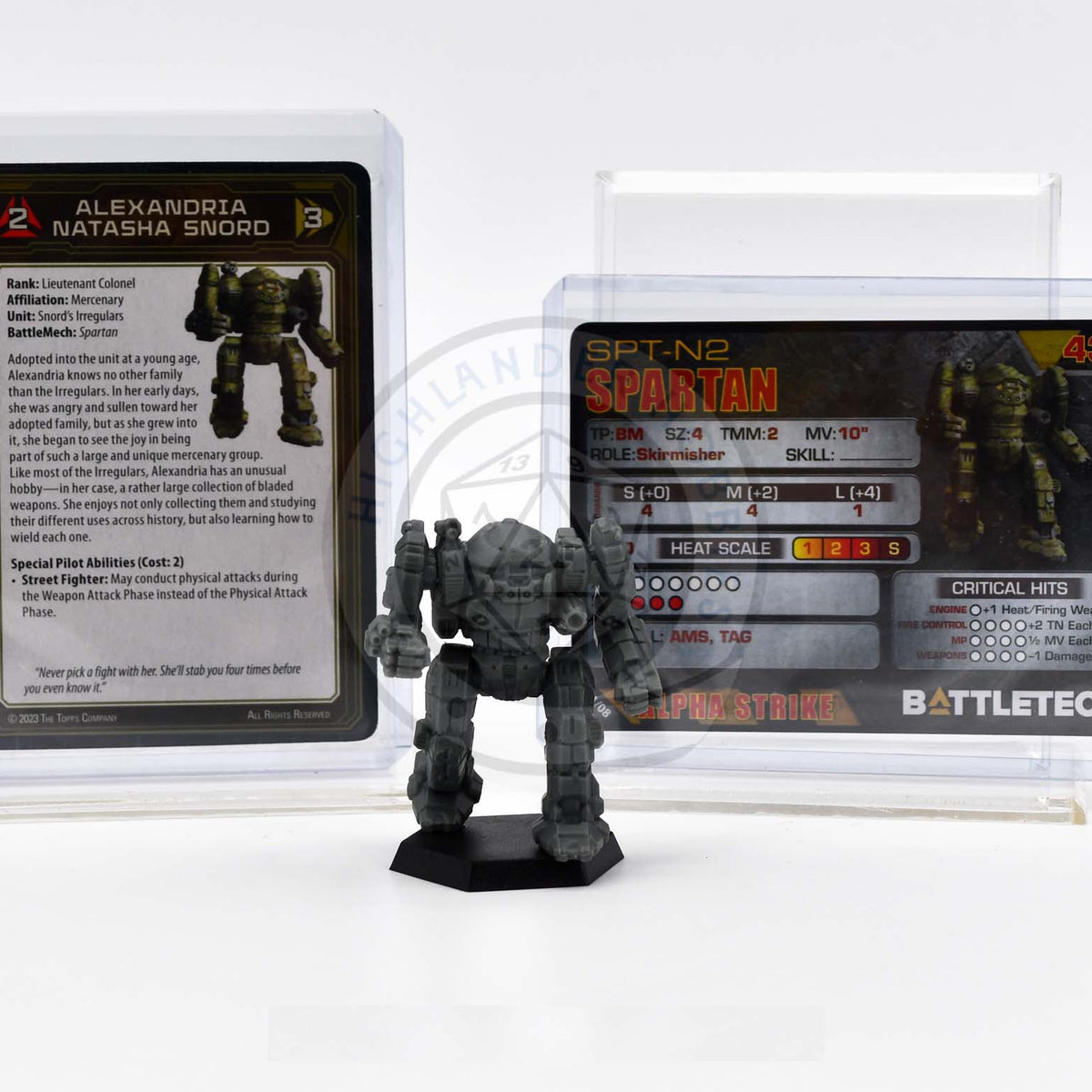 Spartan Miniature / Snord's Irregulars Assault Lance [Battletech ...