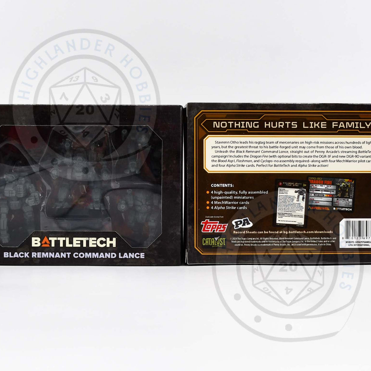 Black Remnant Command Lance Forcepack 35788 [Battletech] – Highlander ...