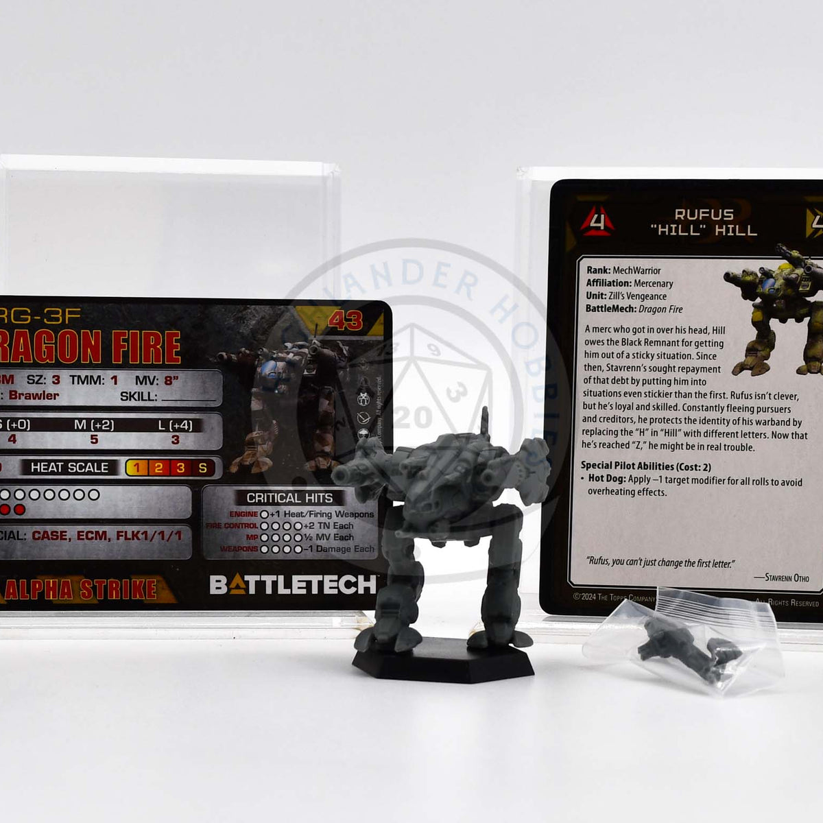 Dragon Fire Miniature / Black Remnant Command Lance [Battletech ...