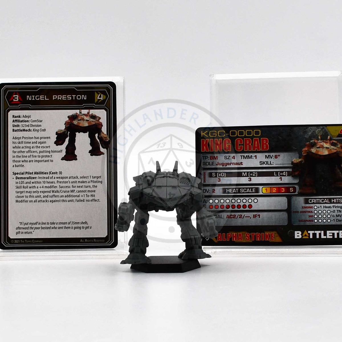 King Crab Miniature / Comstar Command Level II [Battletech ...