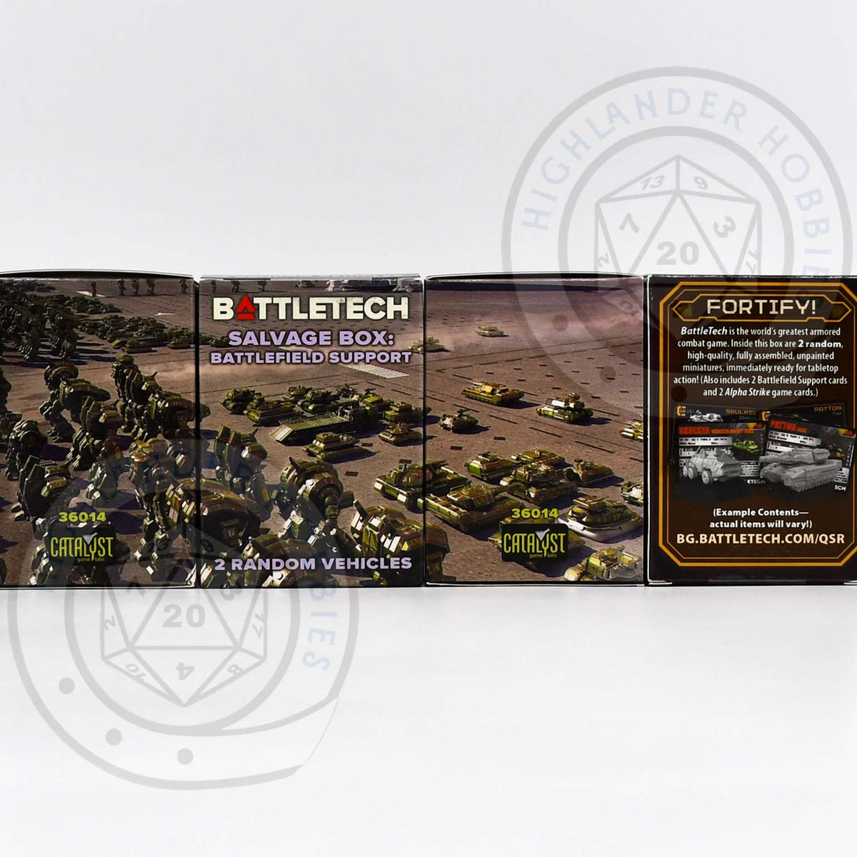 Salvage Blind Box Battlefield Support 36014 [Battletech] – Highlander ...