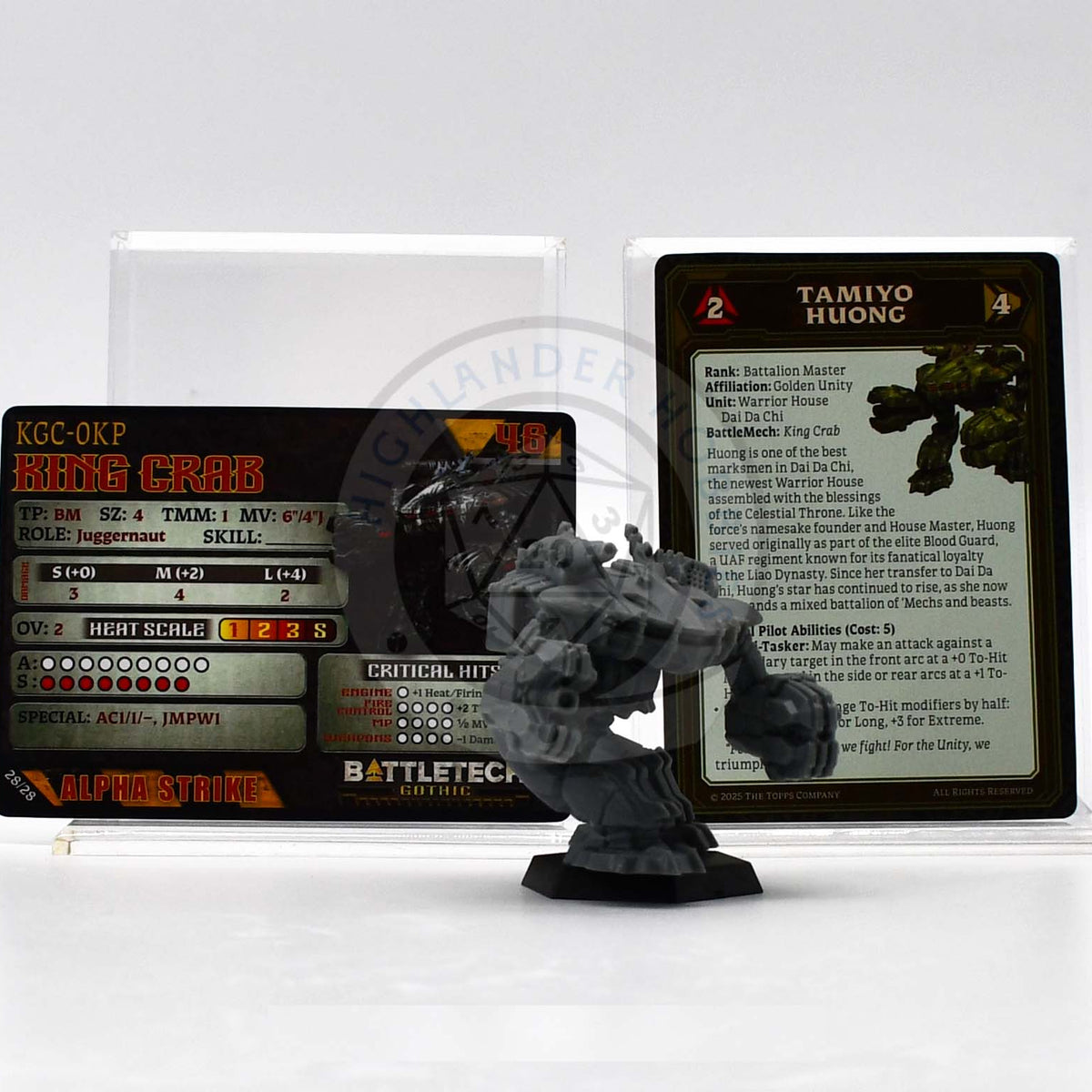 King Crab Miniature / Battletech Gothic [Battletech] Catalyst Game Lab ...