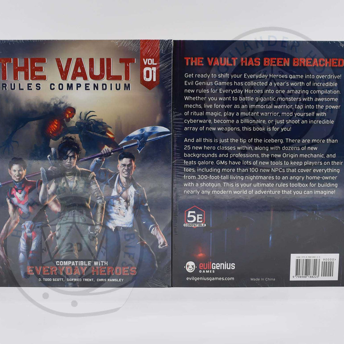 The Vault Rules Suppliment [Everyday Heroes] Evil Genius Games ...